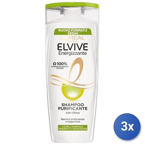3x Elvive Shampooing 285 Ml. Mise sous Tension 3600523944590 | eBay