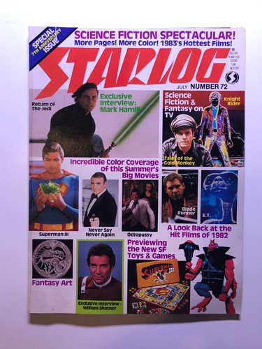 Starlog Magazine #72 July 1983 Mark Hamill - GOOD | eBay