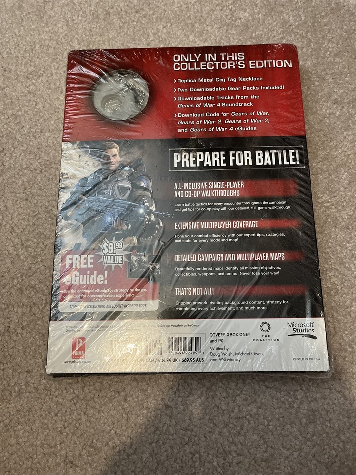 Gears of War 4 : Prima Collector's Edition Guide by Michael Owen, Prima ...