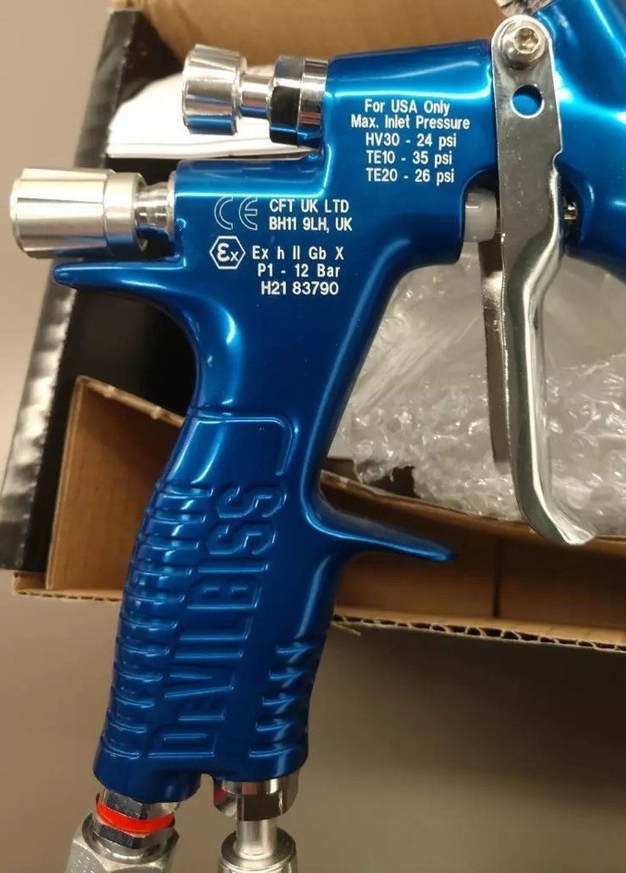 DeVilbiss 905040 PROLite Premium Gravity HVLP Gun Kit w/ Cup; (HV30, 1. ...