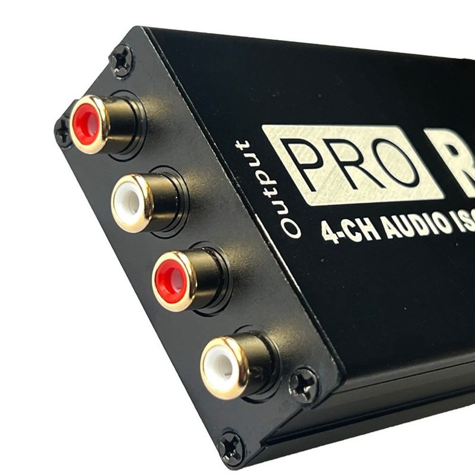Audio Isolator 4CH Audio Noise Reducer Current Ground Loop | eBay Australia
