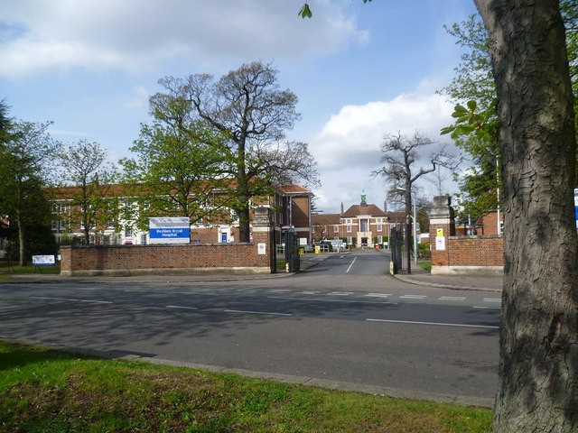 Photo A3 Bethlem Royal Hospital across Monks Orchard Road Park Langley ...