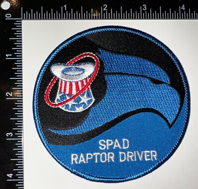 USAF US Air Force F-22 Spad Raptor Driver 94th Fighter Squadron Patch ...