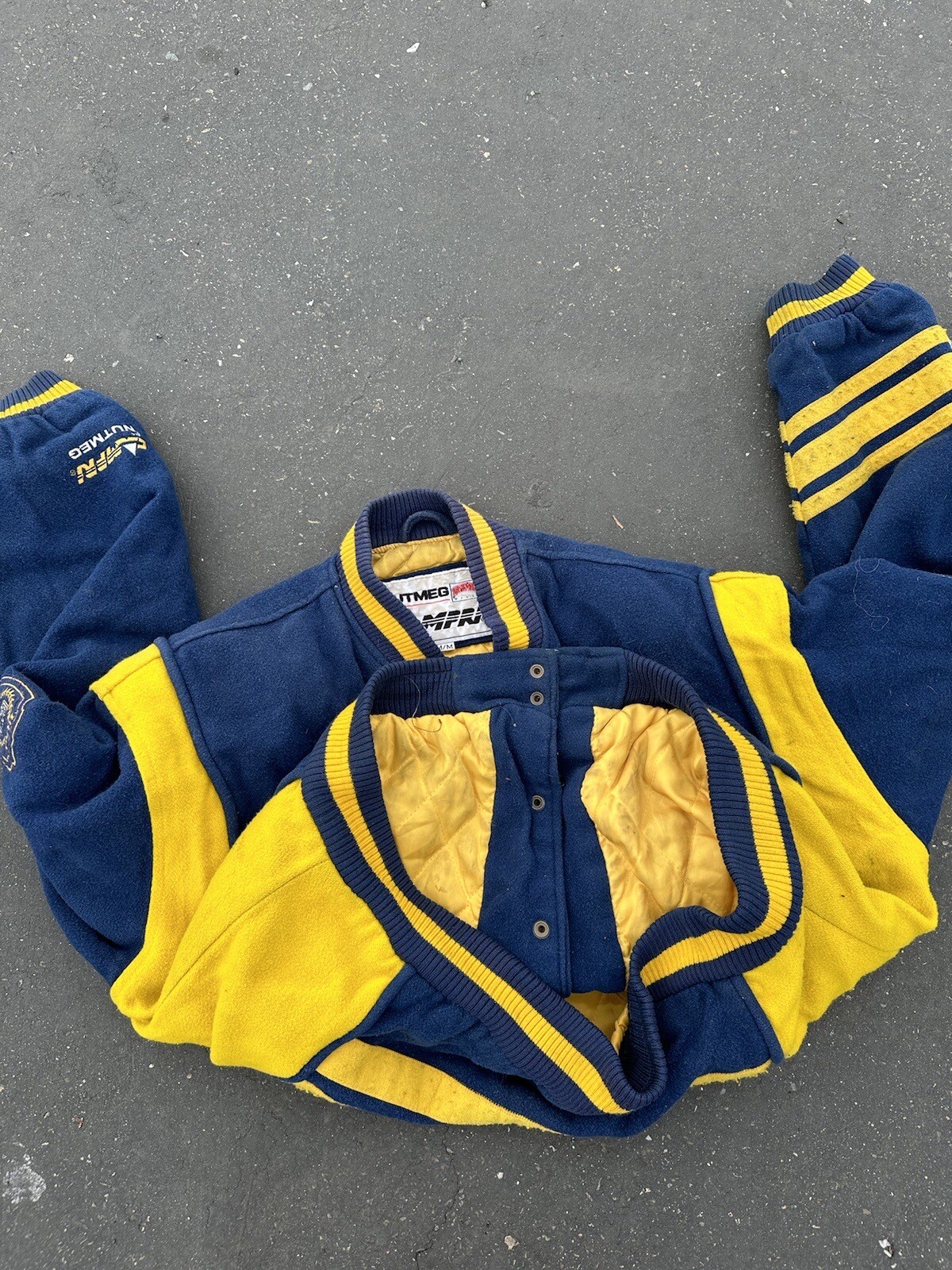 Vintage Cal Berkley Varsity Jacket Nutmeg Campri NCA… - Gem