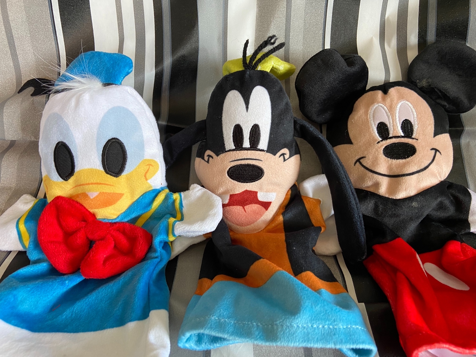 Disney Baby Hand Puppets Mickey Mouse Goofy Donald Duck Lot of 3 ...