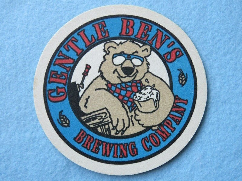 Cool Beer Coaster ~ GENTLE BEN'S Brewing Co ~ Tucson, ARIZONA Brewery ...