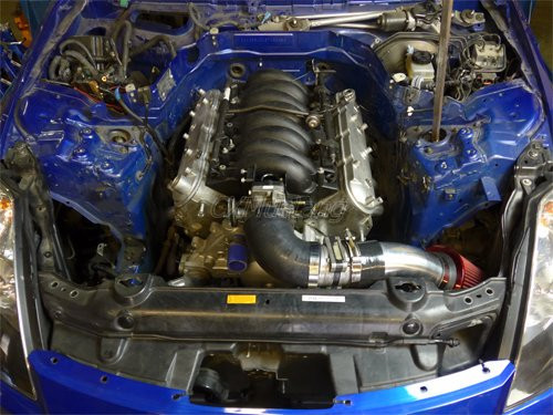 Universal NA Cold Air Intake Pipe Filter Kit For GM LS1 LSx LMx LQx ...