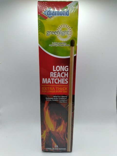 14 Boxes 75 Count Each 1050 Total Diamond Greenlight Long Reach Matches ...