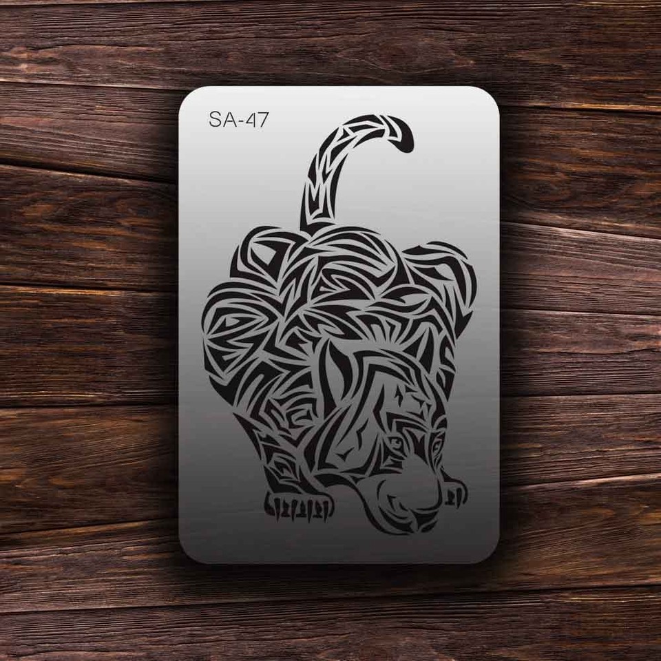 Airbrush Stencils REUSABLE PREDATORS New VINYL OR MYLAR | eBay