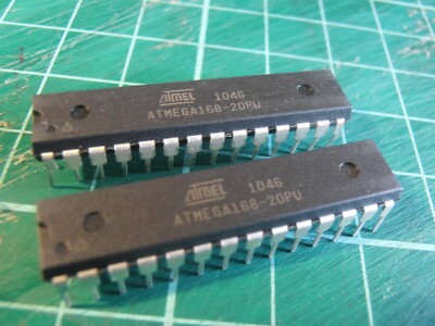 2pcs ATMEGA168-20PU 8bit MCU 16KB Flash DIP28 ATMEL | eBay
