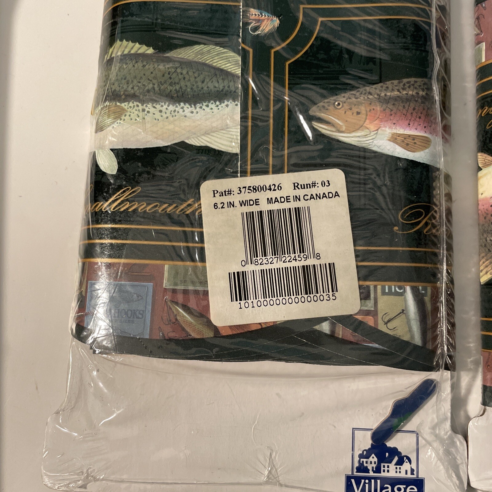 decorative wall border Fish Trout Bass Cabin Cottage 30 Feet X 6 Inch ...