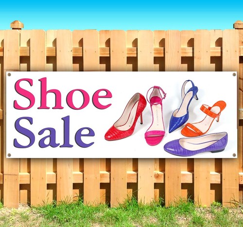 SHOE SALE Advertising Vinyl Banner Flag Sign Many Sizes Available USA ...