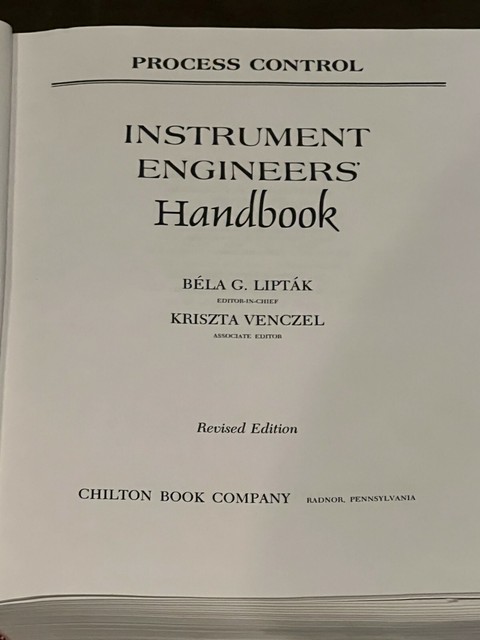 Instrument Engineers' Handbook Vol. 2 : Process Control by Bela G ...