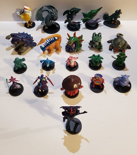 21x Yugioh Bandai OT/S.TA.D.T 2000 Micro Mini Dungeon Dice DDM Pencil ...