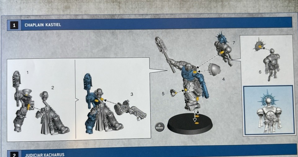 Warhammer 40k Indomitus Primaris CHAPLAIN Indomitus New On Sprue | eBay