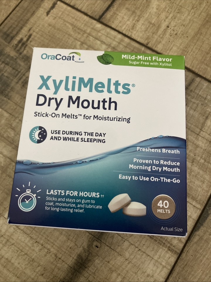 OraCoat Xylimelts Discs for Dry Mouth - 40 Tablets 855933000517| eBay