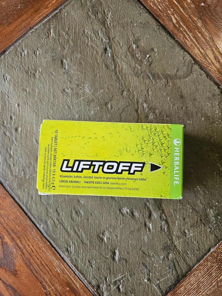 2 PACKS Herbal Life LiftOff Lemon Lime Effervescent Tablet Vitamins 10 ...