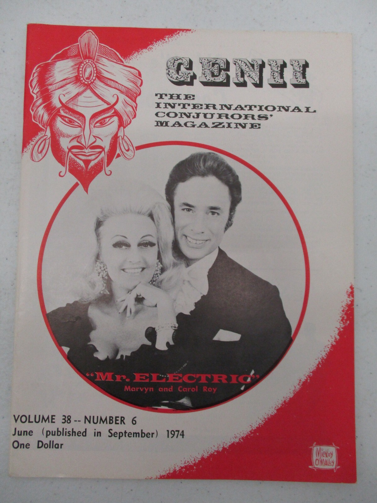 GENII THE CONJURORS MAGAZINE JUNE 1974 MARVYN & CAROL ROY MAGIC MR ...