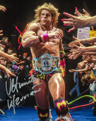 Ultimate Warrior 8x10 Signed Photo Reprint Autograph Championship Belt ...