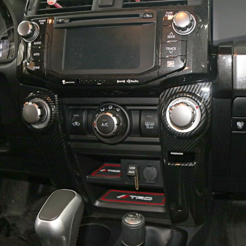 Carbon Fiber Black Whole Set Interior Cover Trim 21pcs For Toyota ...