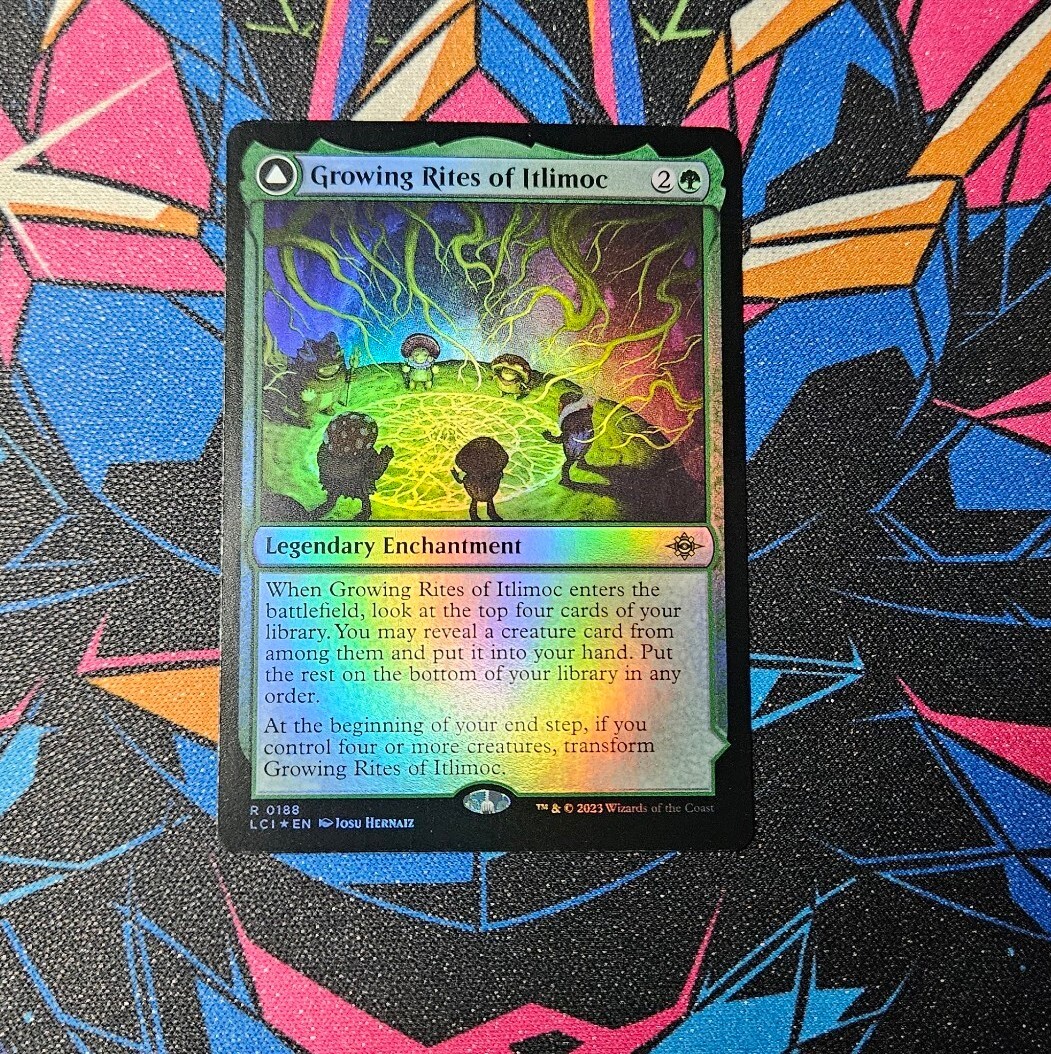 Growing Rites of Itlimoc NM Pack Foil MTG Lost Caverns Of Ixalan ...