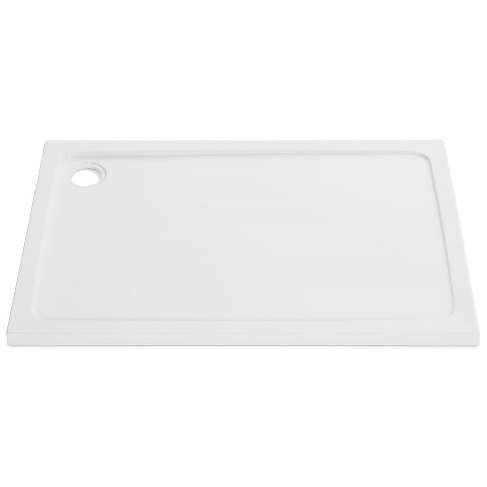 1000 x 760 Shower Tray Low Profile Rectangle for Shower Enclosure ...