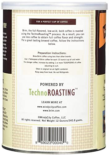 Brim Low Acid Ground Coffee, Regular Blend, 12 OZ | eBay
