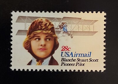 US Stamp # C99 28 Cent Blanche S. Scott Single M NG 1980 | eBay