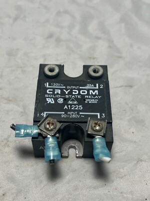 Crydom A1225 Solid State Relay 90-280v input 25 Amp 120v | eBay