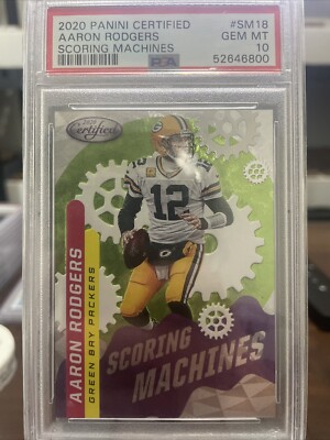 2020 Certified Scoring Machines Aaron Rodgers #SM-18 PSA 10 CASE HIT | eBay