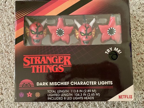 NIB Stranger Things Dark Mischief Character Demigorgon LED Lights with ...