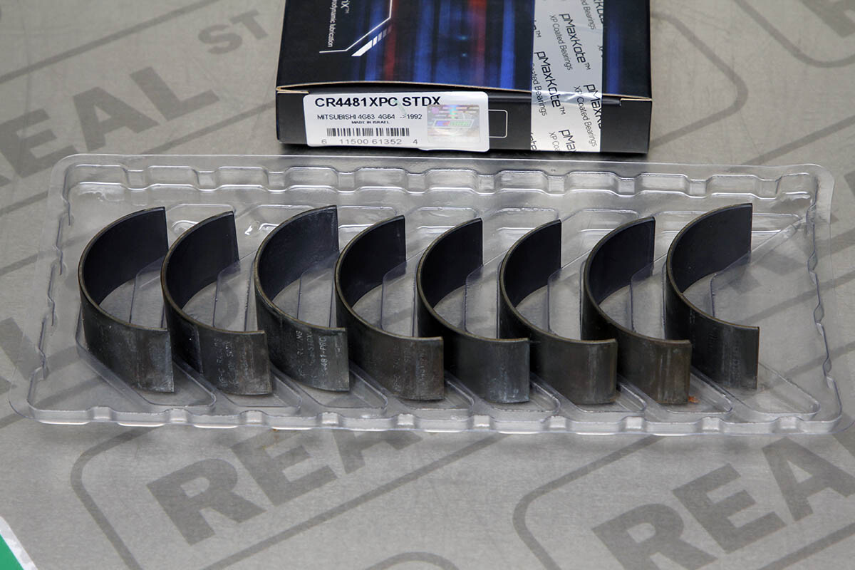 King Bearings XPC Rod Bearings STDX Mitsubishi 6 bolt 4G63 4G63T ...