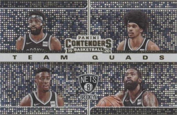 2019-20 Panini Contenders - Team Quads Kyrie Irving, Jarrett Allen ...