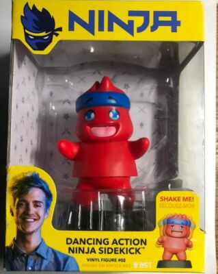 Ninja Bobblehead Gamer, Dancing Action Ninja Sidekick, vinyl figure #02 ...