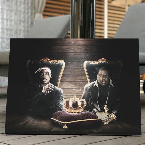 Tupac biggie small Rapper canvas Painting hip hop star Modern Wall ...