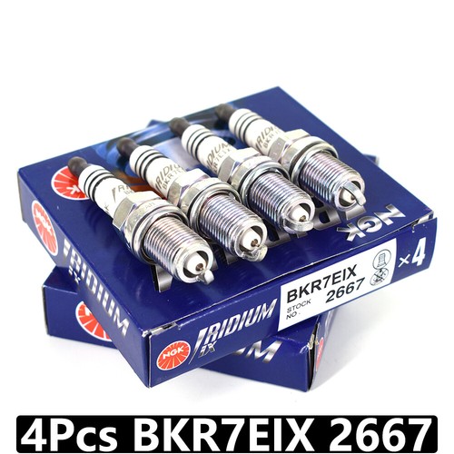 4Pcs NGK BKR7EIX 2667 Iridium IX Spark Plugs for Honda Civic Audi ...
