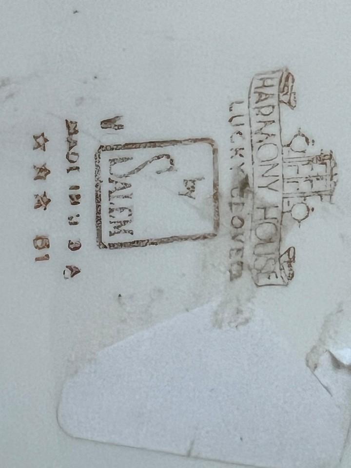 Harmony House China Lucky Clover By Salem Bowl Sears Salad Soup Pasta ...