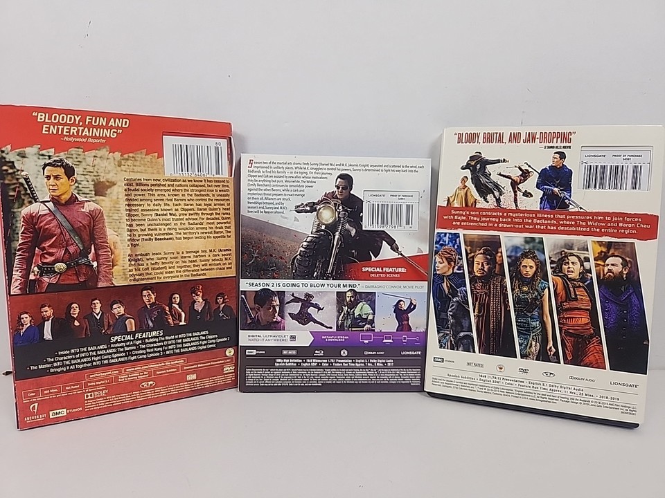 Into the Badlands (DVD, Blu-ray Mixed, Seasons 1-3, 2019) | eBay