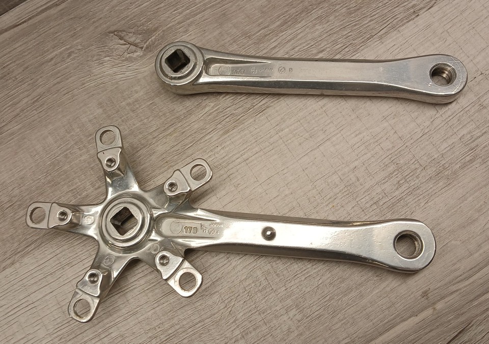 Vintage SR Sakae CX Bicycle Crank Arm set 170 mm, 110/74 BCD,Triple ...