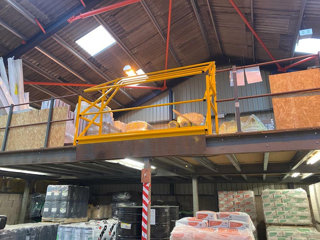 New Mezzanine Floor Pallet Gate Up & Over, Loading Gate, mezz floor ...