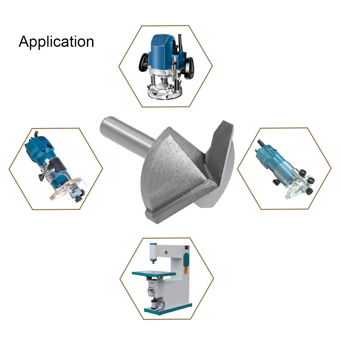 Router Bit V-Groove End Mill Titanium Steel for CNC Woodwork Engraving ...