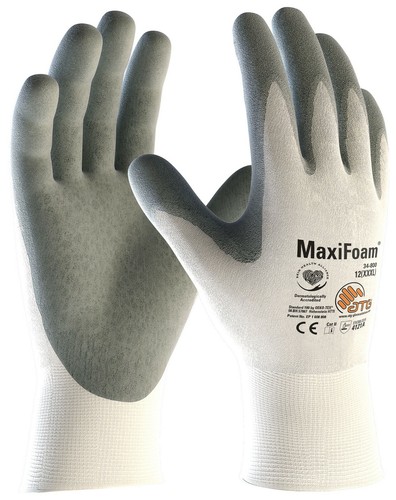 Maxiflex MaxiFoam 34-800 Nitrile Foam Palm Lightweight Comfort Safety ...
