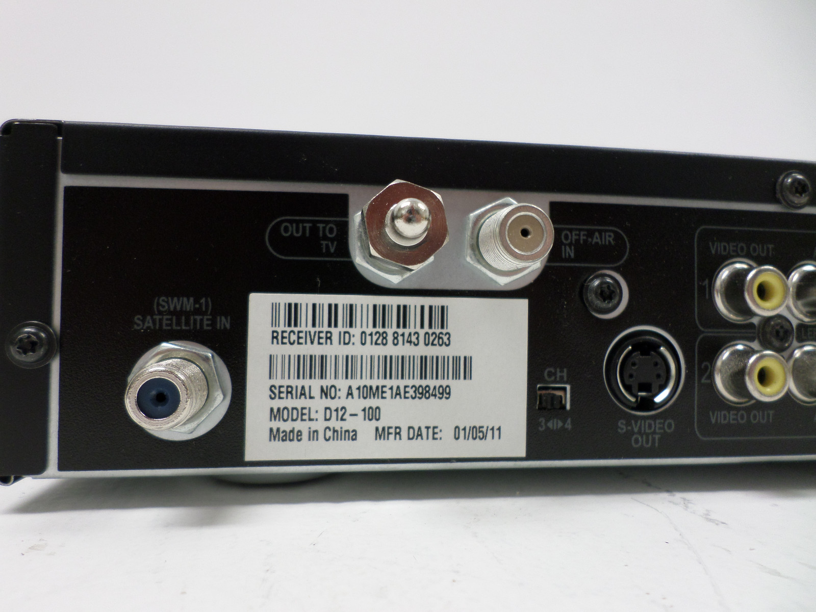 DirecTV Digital Television Multi-Satellite Receiver Box D12-100 | eBay