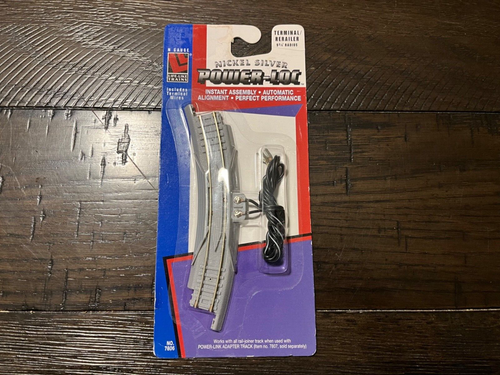 LIFE-LIKE N GAUGE POWER LOC NICKEL SILVER TERMINAL RERAILER 9-3/4 ...