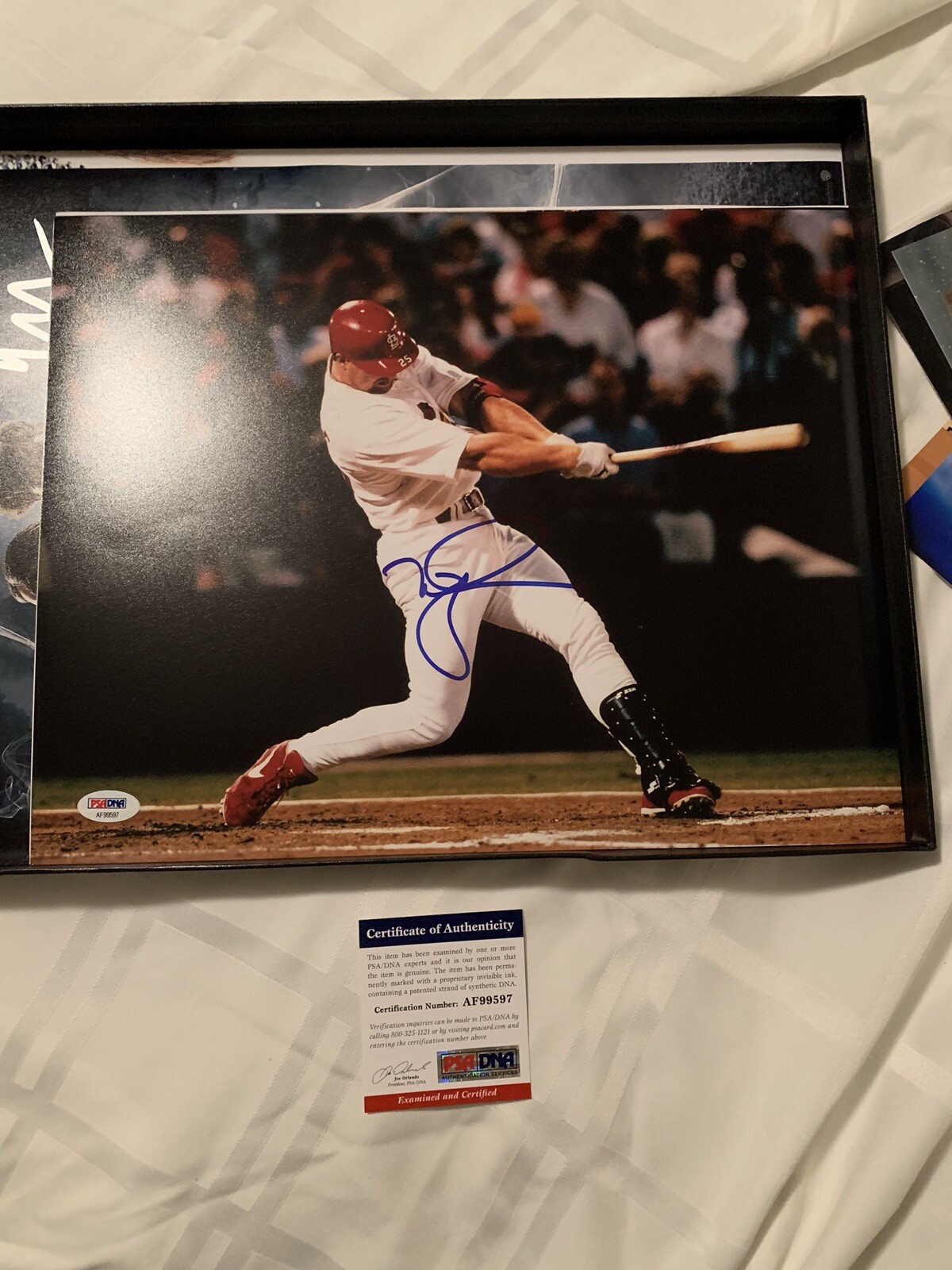 Mark McGwire Autographed Memorabilia | Signed Photo, Jersey ...
