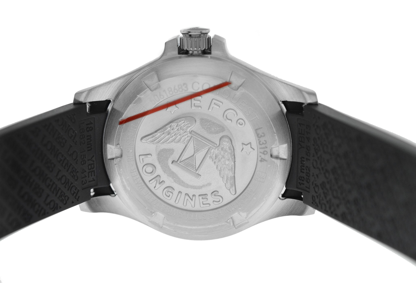 Longines Conquest V.H.P. Black Mother of Pearl Women's Watch ...