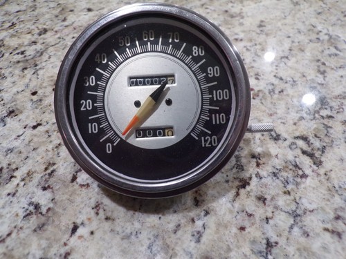 HARLEY DAVIDSON PANHEAD SHOVELHEAD ALL NEW SPEEDOMETER. 1 TO 1 RATIO ...