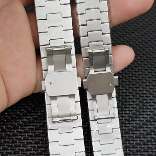21mm 18.5mm Watch Bracelet Steel Band Strap Fit Cartier Santos M L Size ...