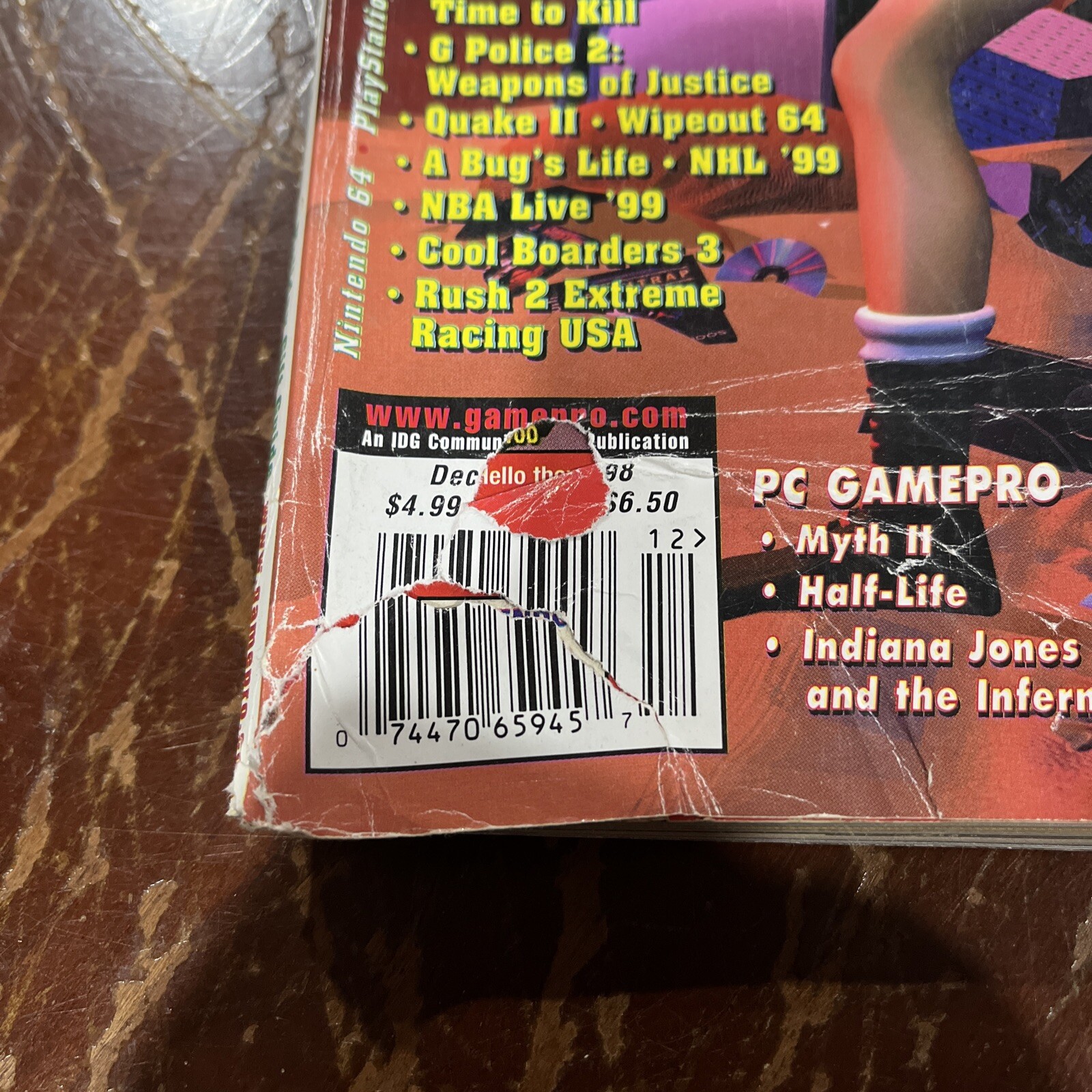 Gamepro Video Game Magazine Issue 123 December 1998 Tomb Raider III | eBay