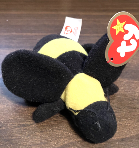 Bumble the Bee Plush TY Teenie Beanie Baby Retired Vintage Stuffed ...